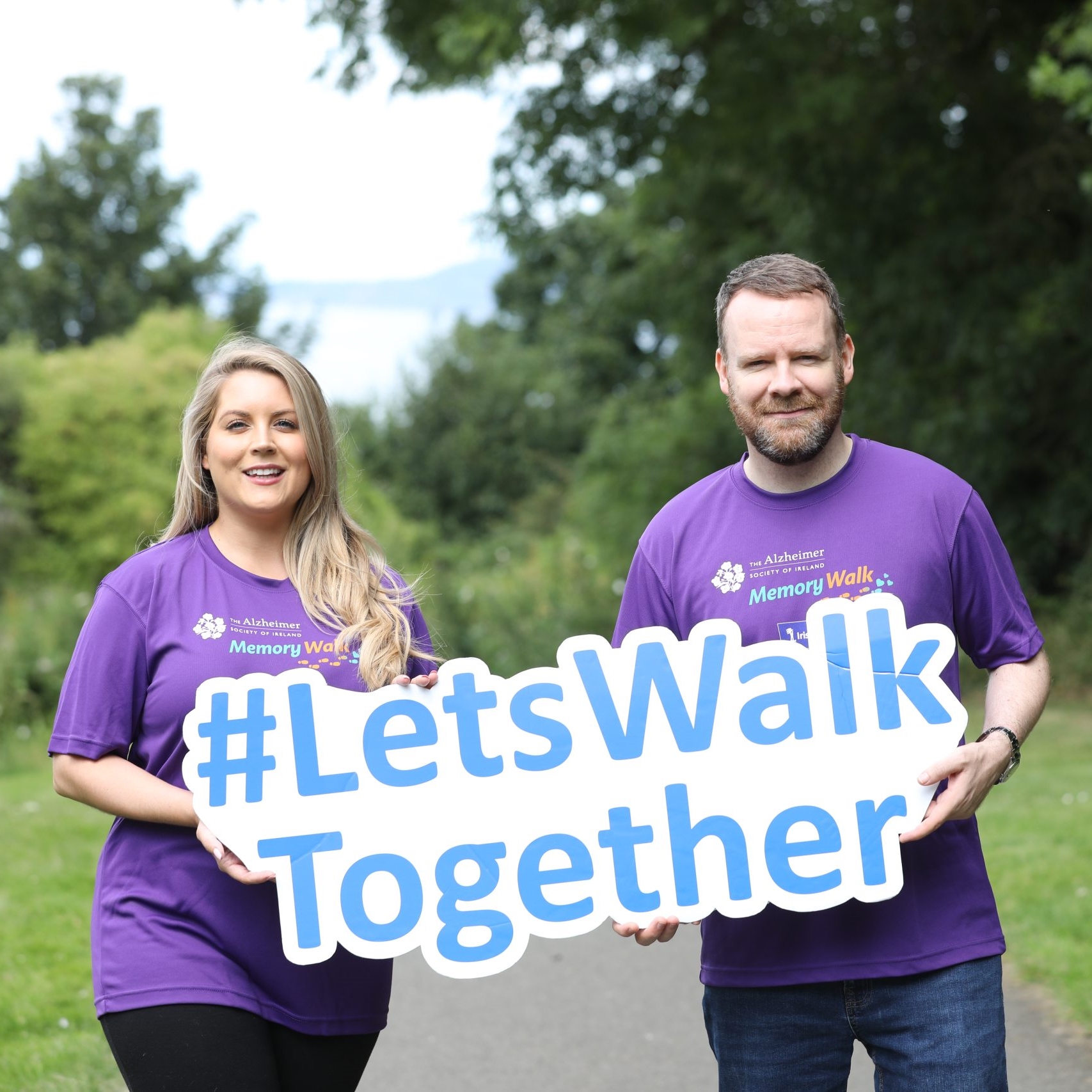 Comedian Neil Delamere and beauty expert and entrepreneur Pamela Laird ...