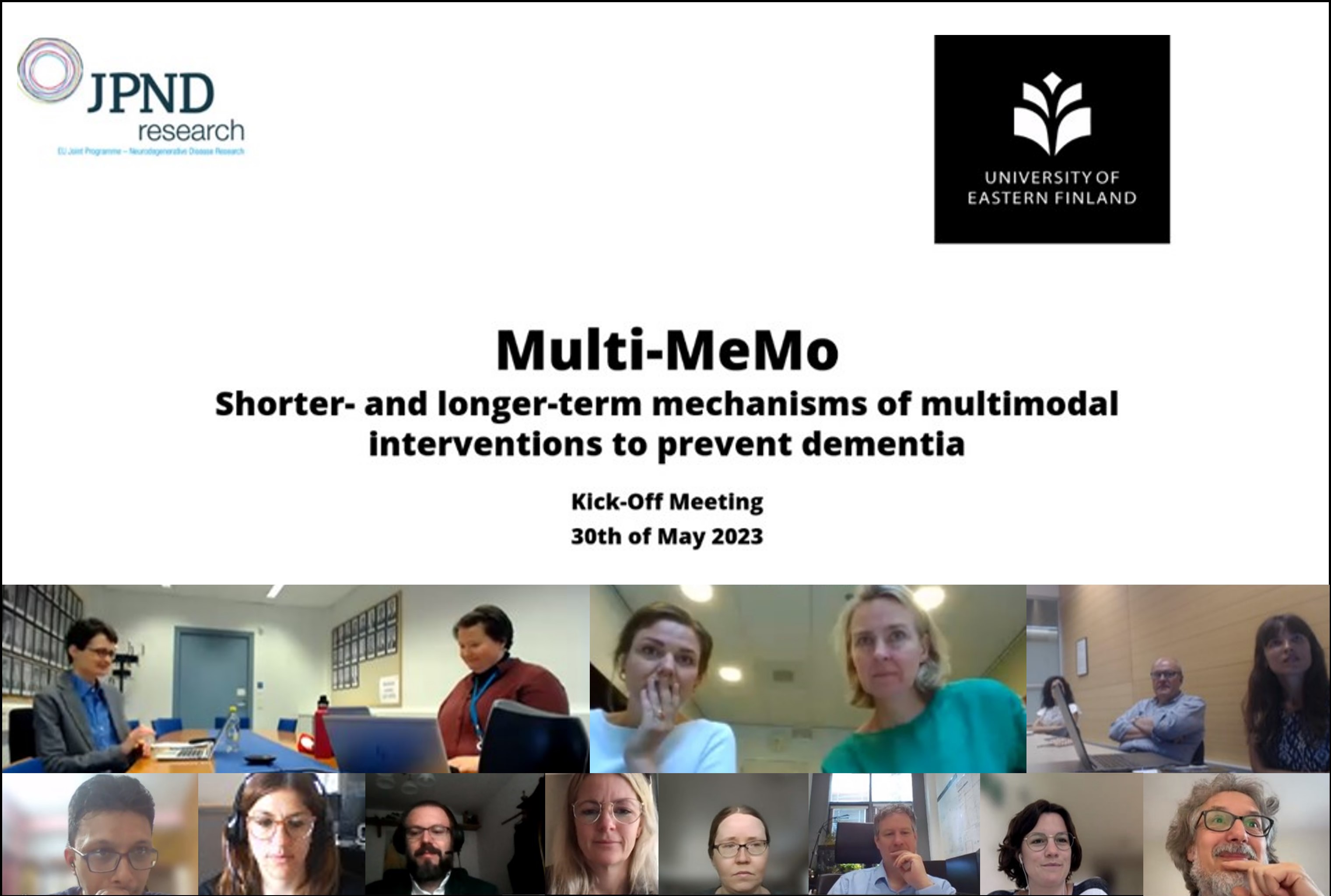 Multi-MeMo project holds its virtual kick-off meeting | Alzheimer Europe
