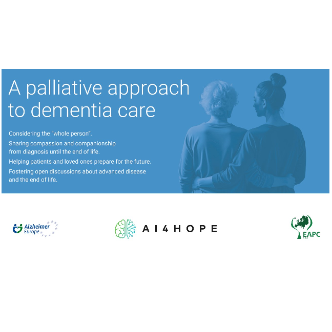"A palliative approach to dementia care" information sheet published by ...
