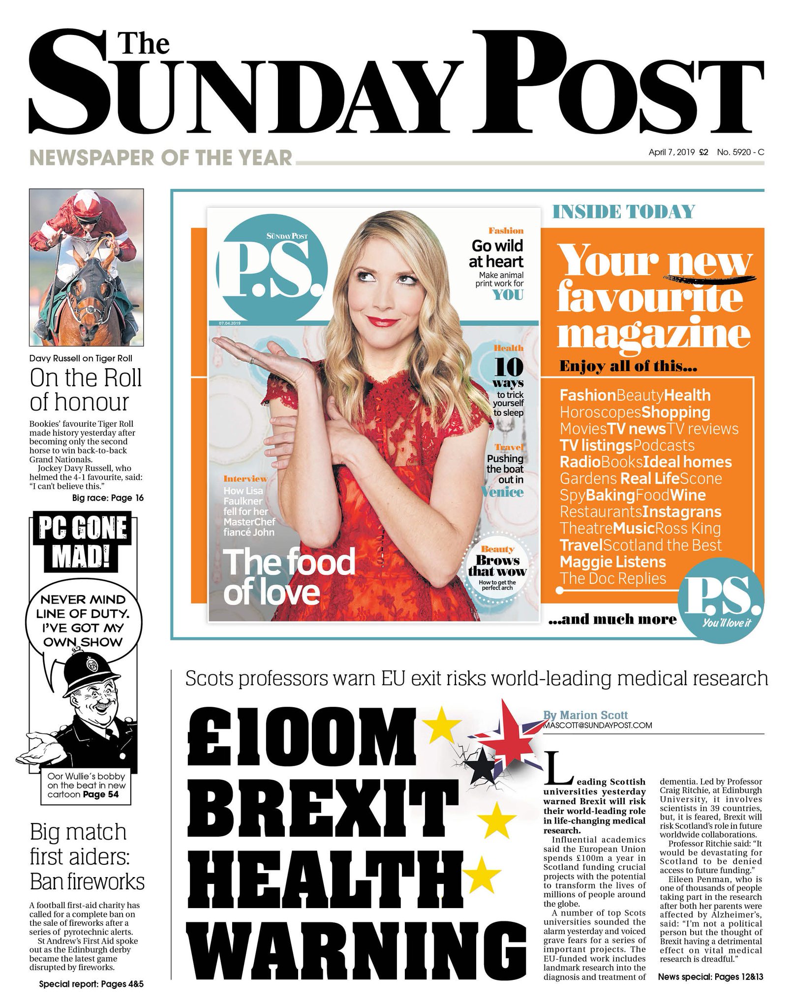 EPAD makes the front cover of the Sunday Post | Alzheimer Europe